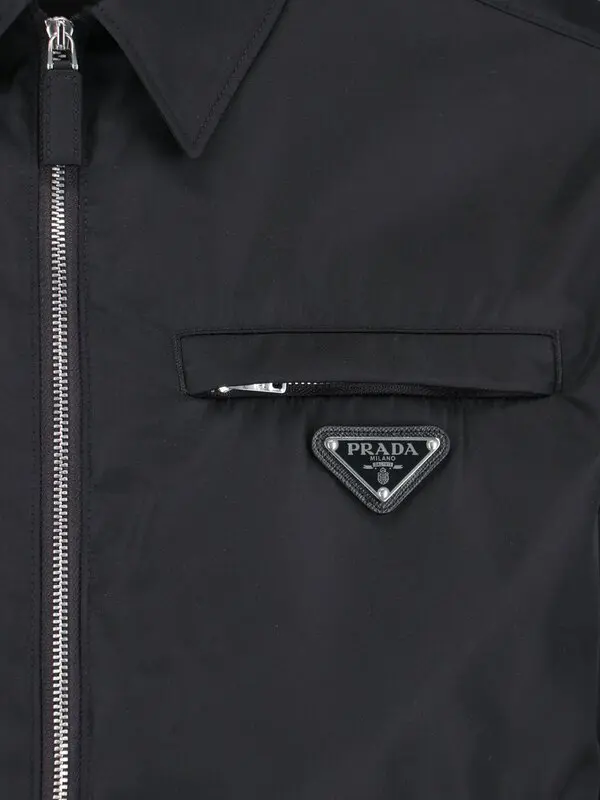 Prada Re-nylon Logo Jacket