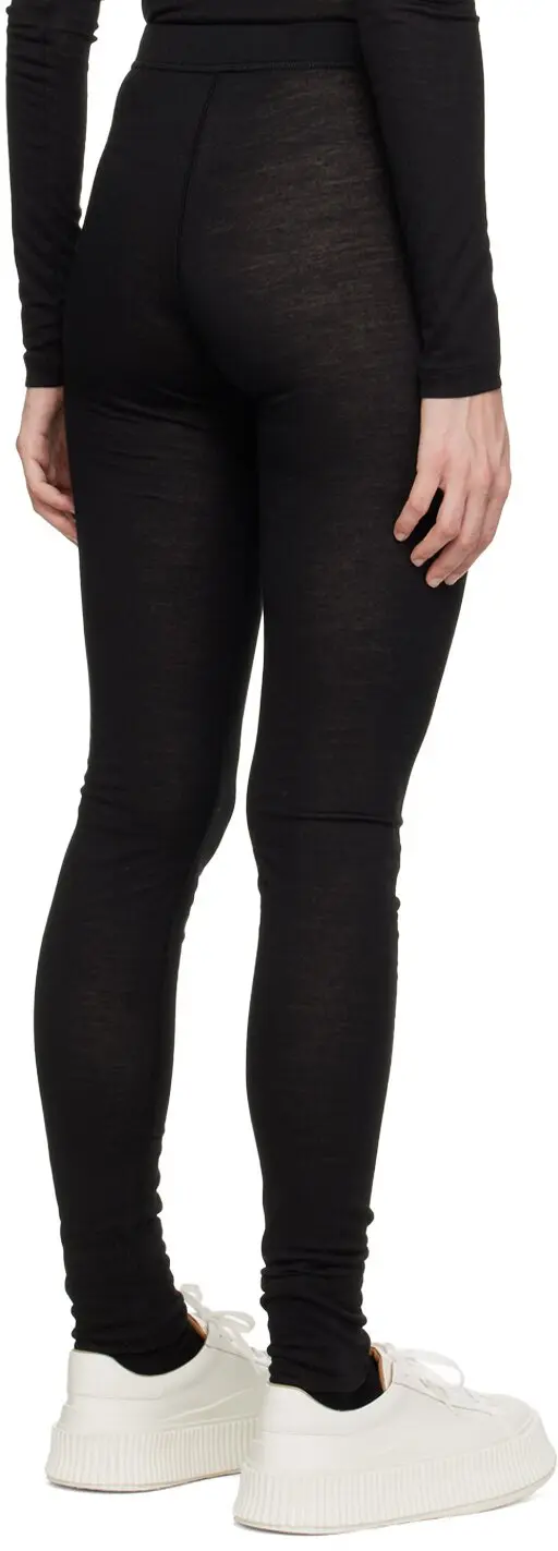 JIL SANDER Technical Leggings - Black