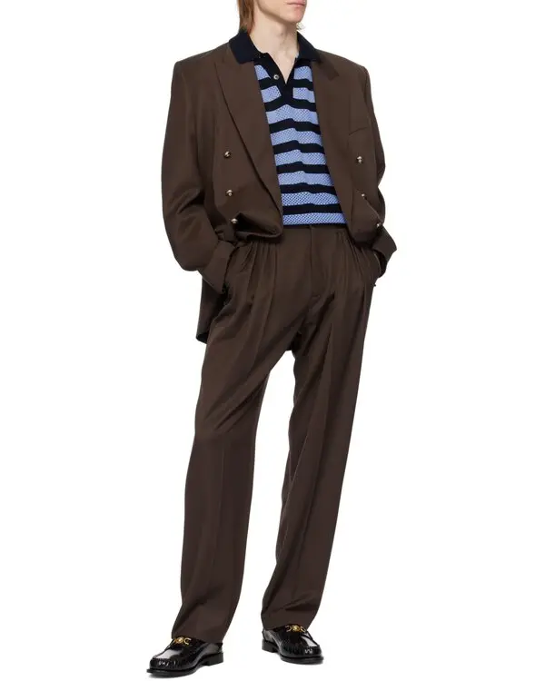 Casablanca Double-breasted Tailored Jacket With Peak Lapels - Brown