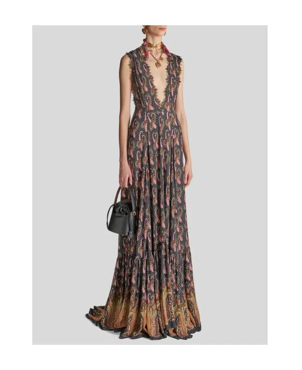 Etro Mini Saturno Bucket Shoulder Bag - Black