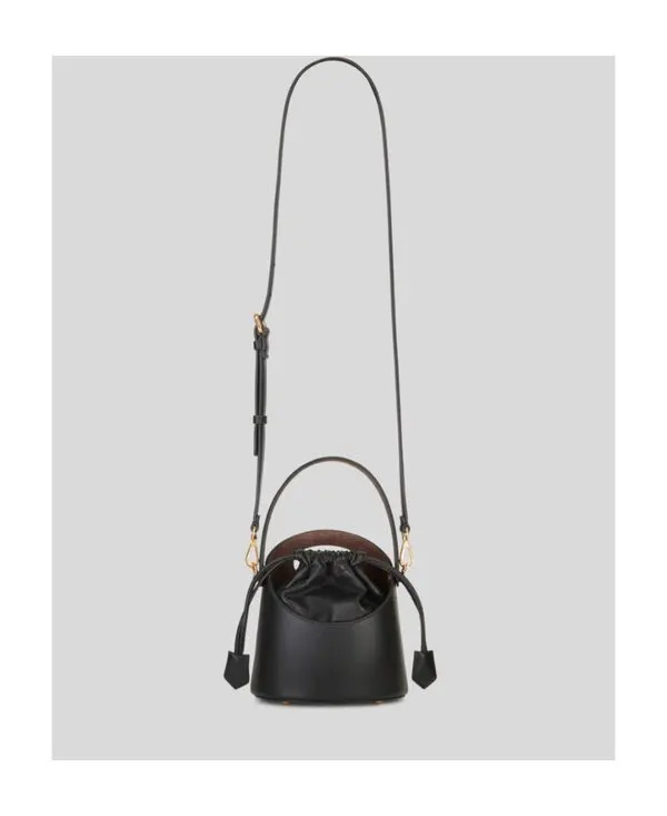 Etro Mini Saturno Bucket Shoulder Bag - Black