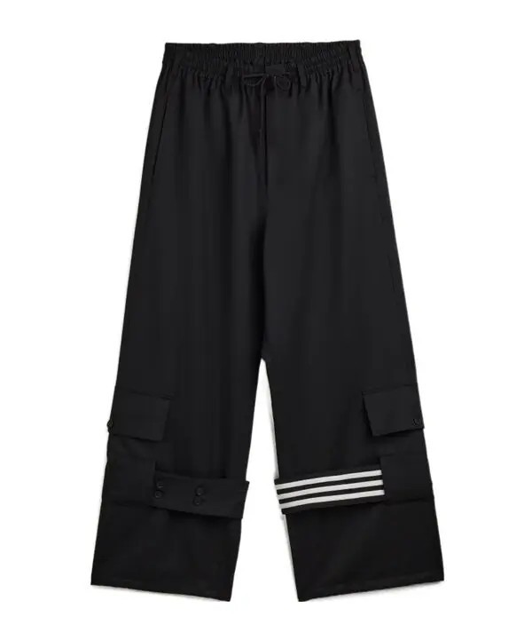 Y3 Cargo Trousers With Drawstring And Adjustable Straps