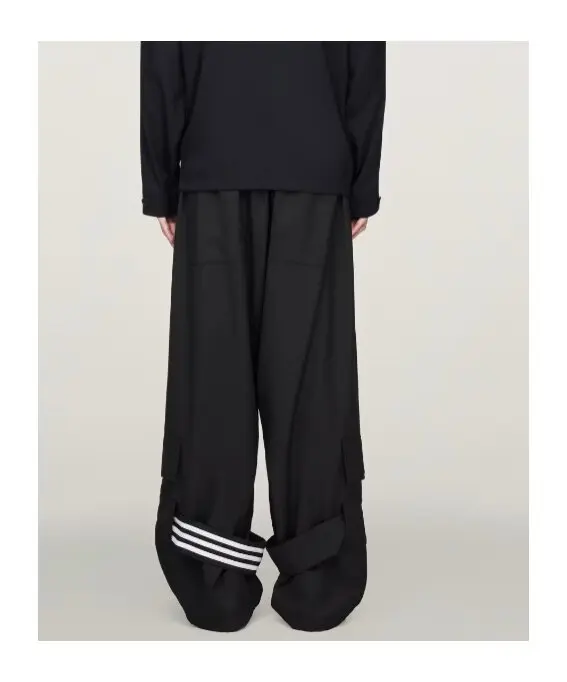 Y3 Cargo Trousers With Drawstring And Adjustable Straps