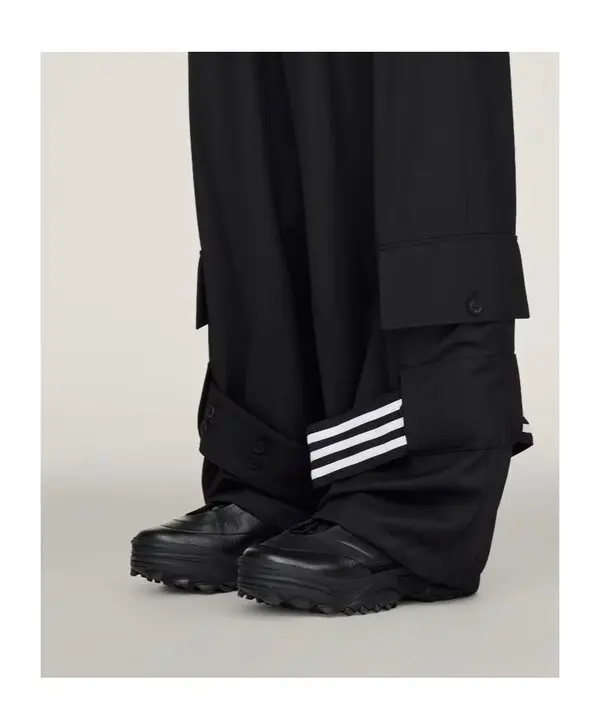 Y3 Cargo Trousers With Drawstring And Adjustable Straps