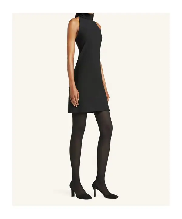 COURREGES Halterneck Mini Dress - Black