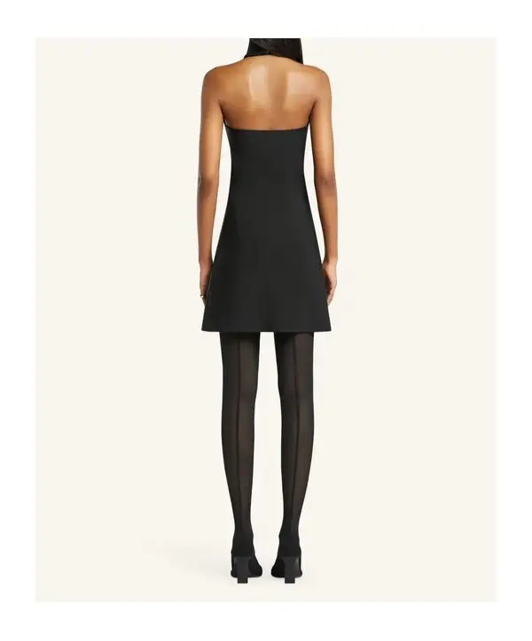 COURREGES Halterneck Mini Dress - Black
