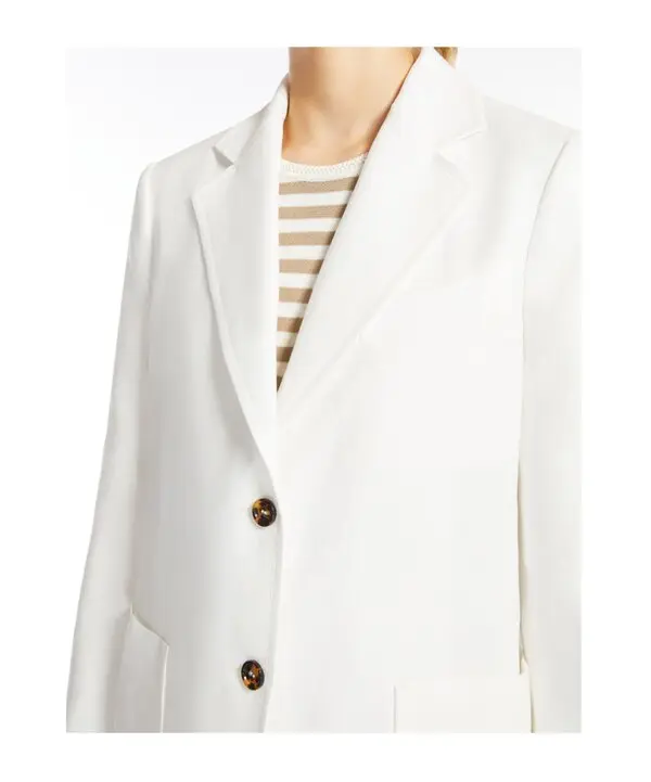 Max Mara Single-breasted Jacket - Silk