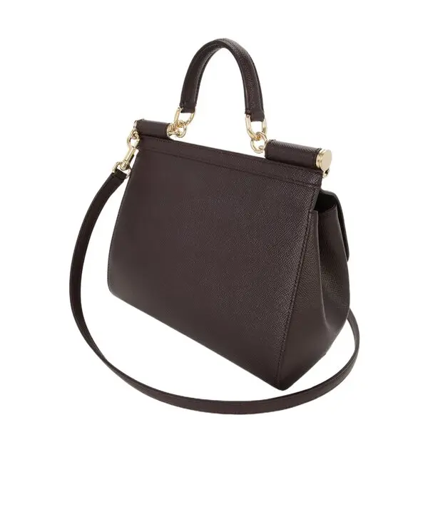 Dolce & Gabbana Small Sicily Tote Bag - Black