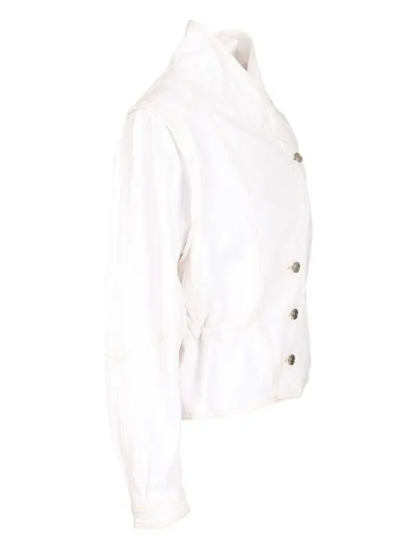 Isabel Marant Étoile Dolie Denim Jacket - White