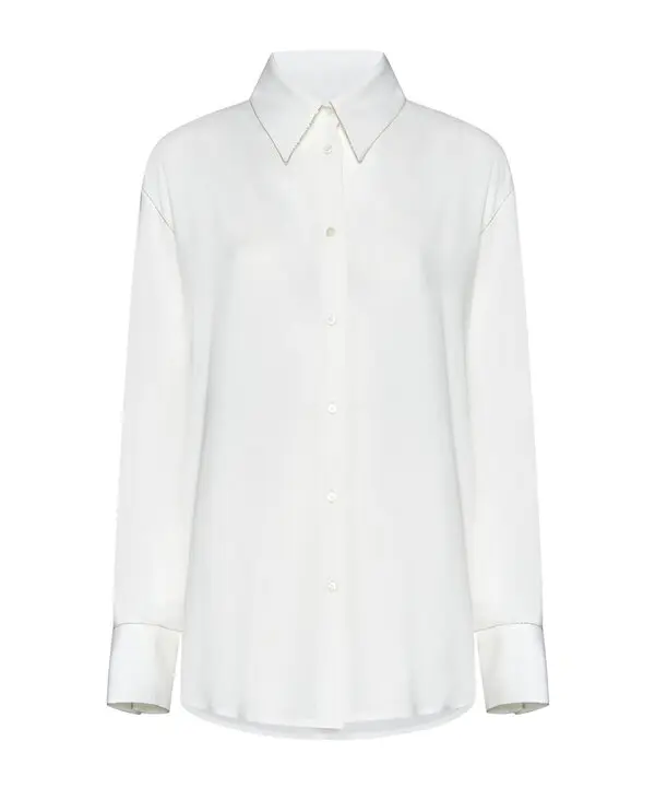 Fabiana Filippi Georgette Button-up Shirt