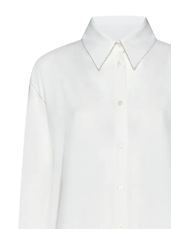 Fabiana Filippi Georgette Button-up Shirt
