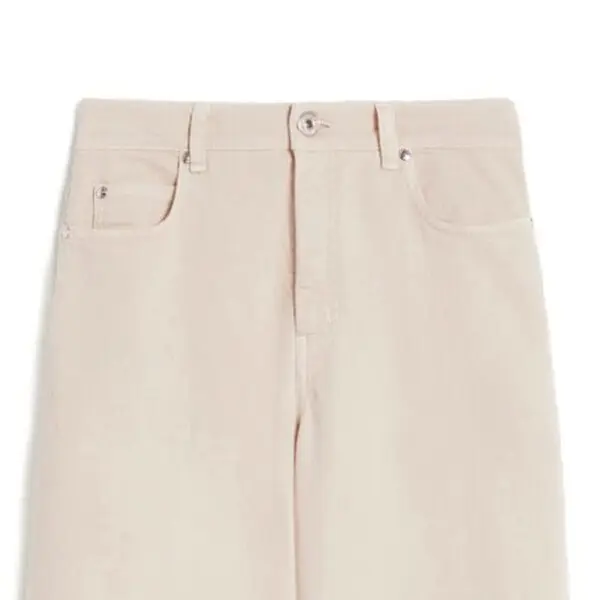 Max Mara Medina Wide Leg Trousers - Sand-colored