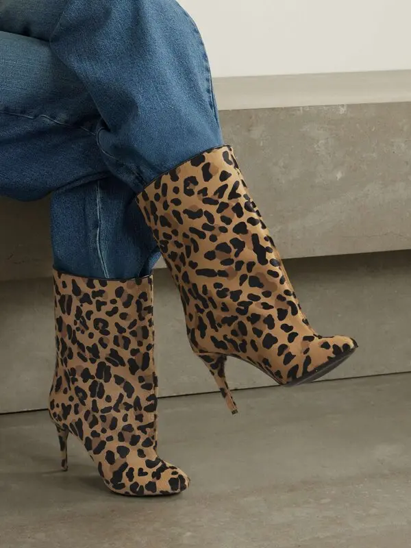 Alaïa Patterned Calf Boots