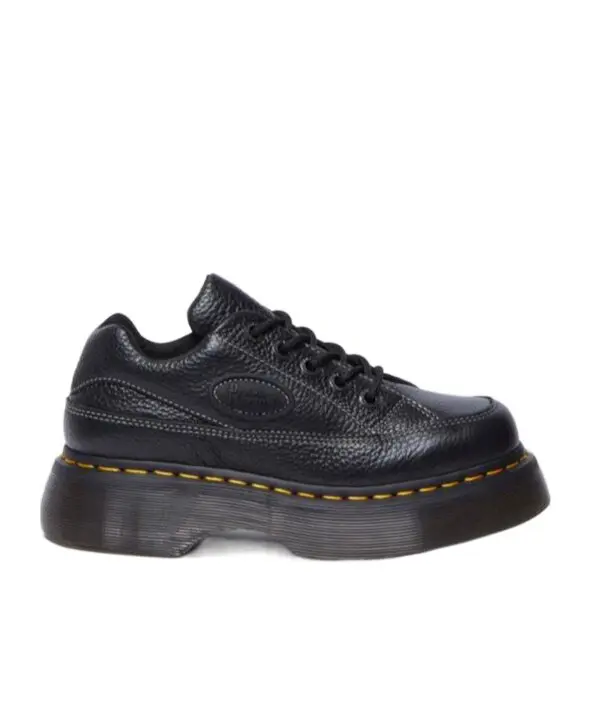 Dr. Martens Buzz 5-eye Milled Nappa Leather Platform Shoes