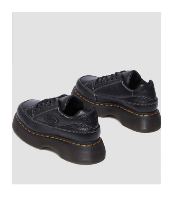 Dr. Martens Buzz 5-eye Milled Nappa Leather Platform Shoes