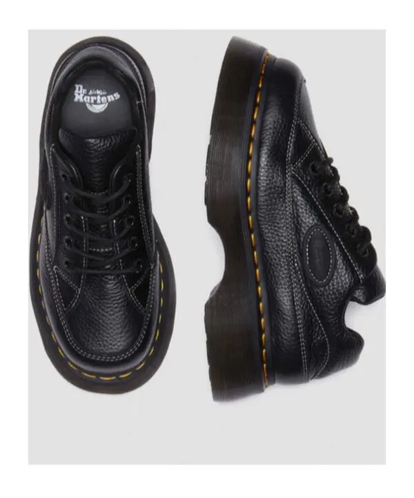 Dr. Martens Buzz 5-eye Milled Nappa Leather Platform Shoes