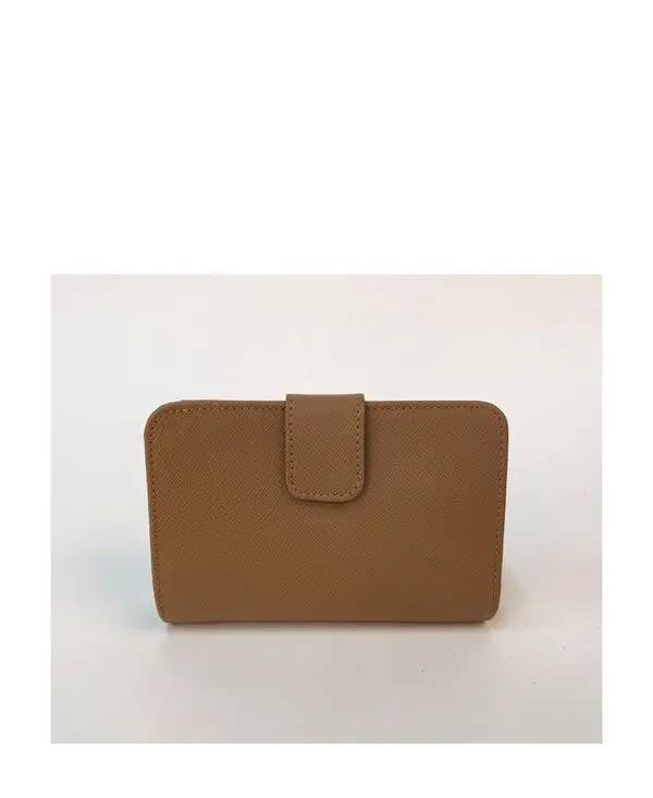 Prada Logo Embossed Wallet
