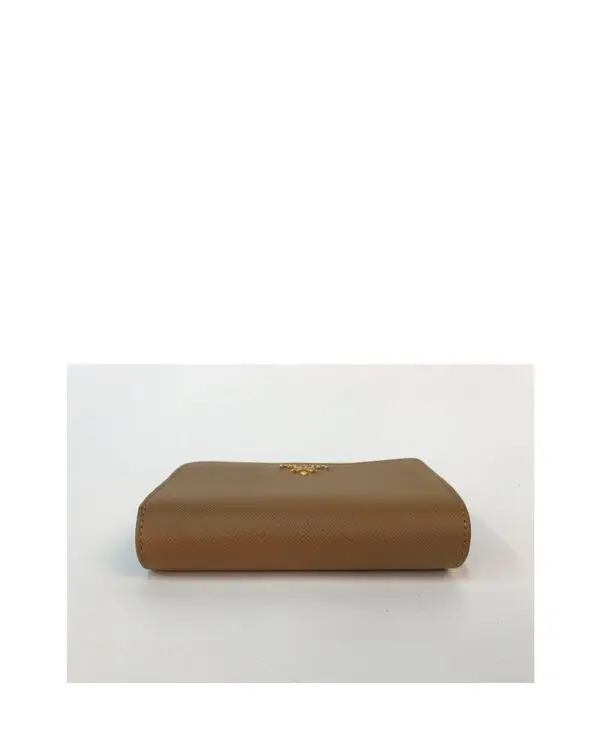 Prada Logo Embossed Wallet