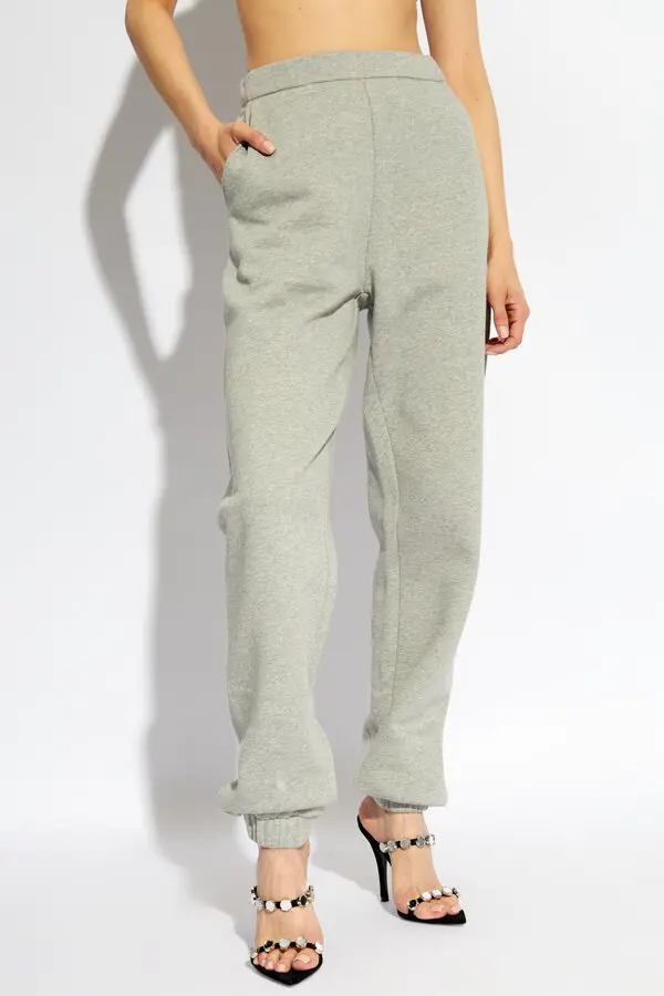 Attico The Penny Logo Detailed Track Trousers - Gray