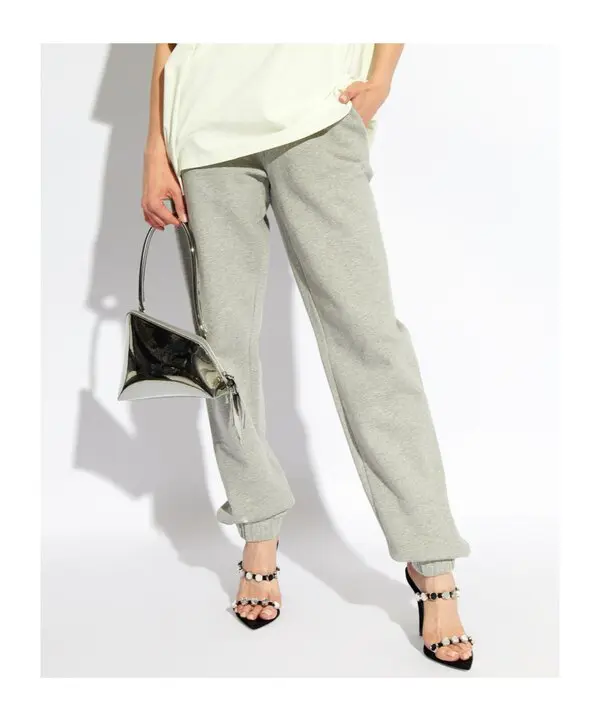 Attico The Penny Logo Detailed Track Trousers - Gray