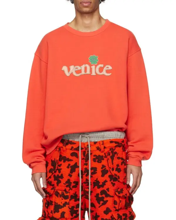ERL Venice Graphic Sweatshirt - Orange