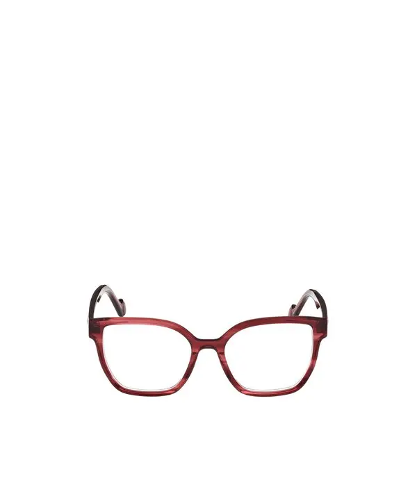 Moncler Rectangular Eyeglasses - Red