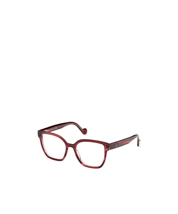 Moncler Rectangular Eyeglasses - Red