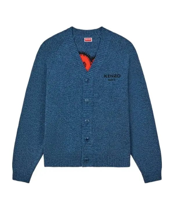 Kenzo Cotton Wool Boke Flower Cardigan