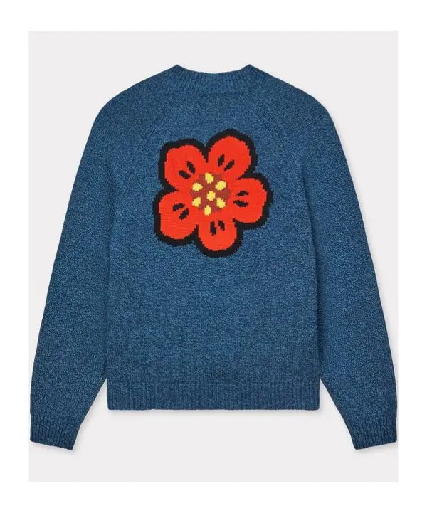 Kenzo Cotton Wool Boke Flower Cardigan