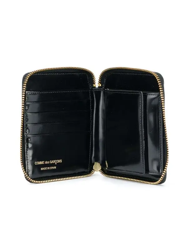 Comme Des Garçons Comme Des Garons Wallet Polka Dots Embossed Zip-around Wallet