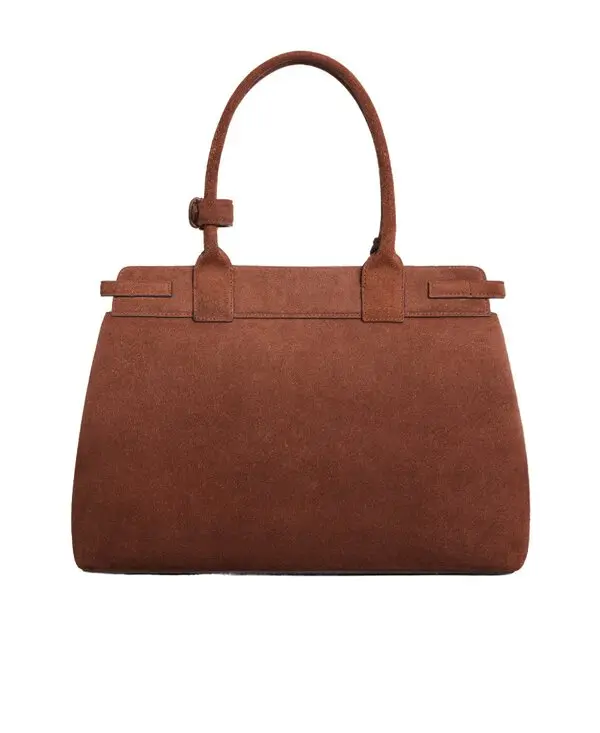 Celine Suede Calfskin Conti Bag