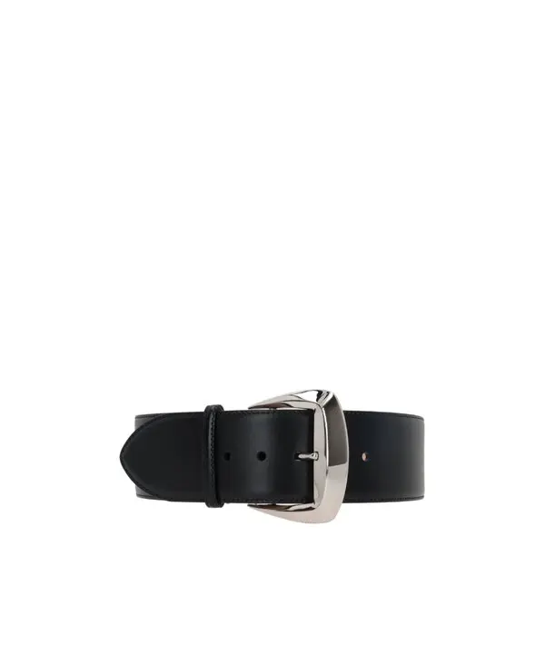 Alexander McQueen Logo Belt - Black