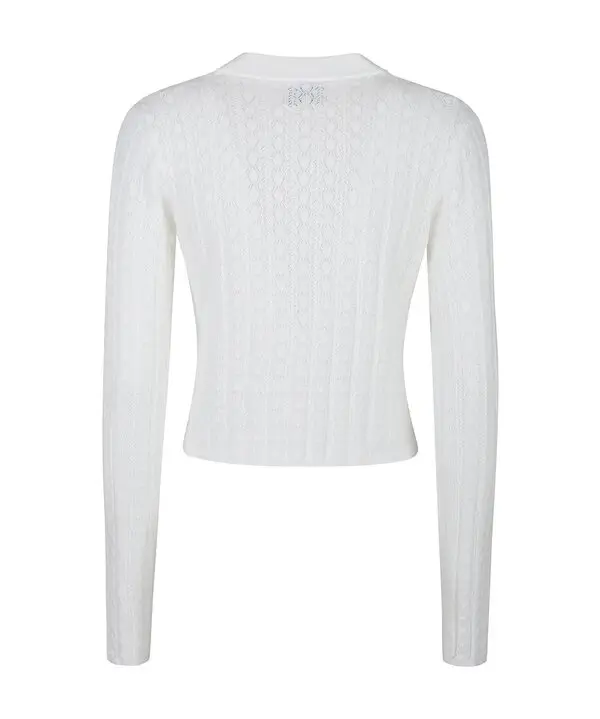 LOULOU STUDIO Tinos Knit Top - Ivory
