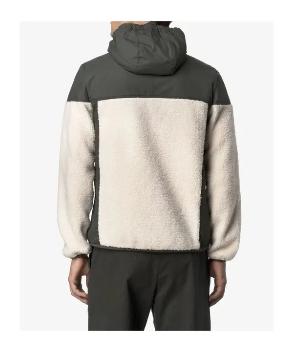 K-WAY Teddy Hooded Fleece Jacket - Nude
