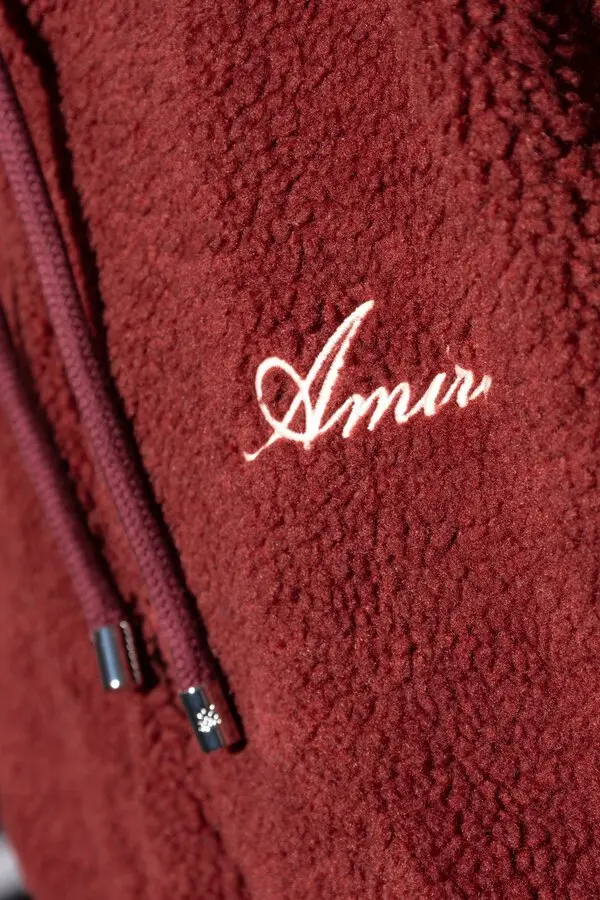 Amiri Bone Detail Zip-up Hoodie