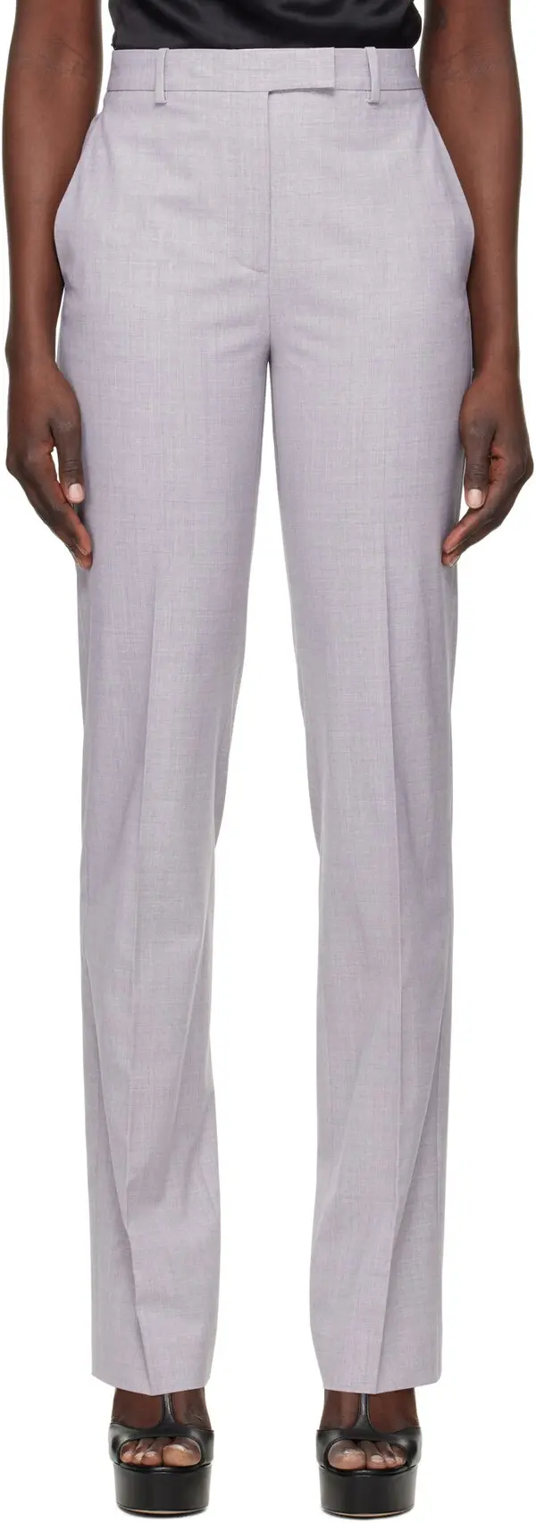 Versace Tailored Straight-leg Trousers With Medusa '95 Hardware