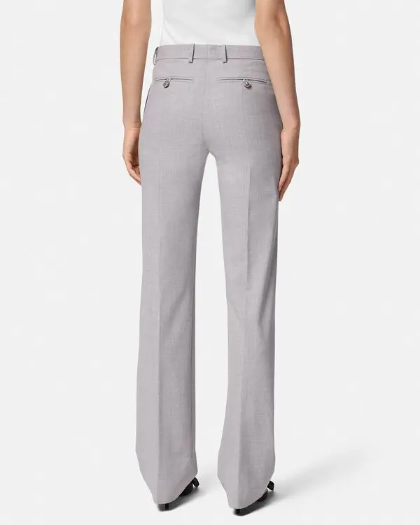 Versace Tailored Straight-leg Trousers With Medusa '95 Hardware