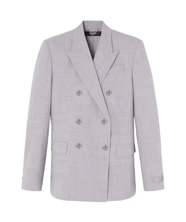 Versace Double-breasted Tailored Blazer