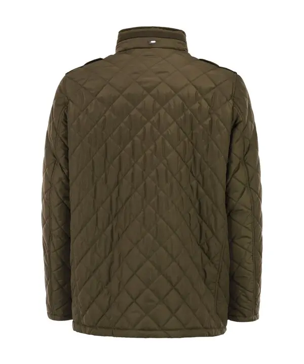 Herno Diamond Quilted Long-sleeved Jacket