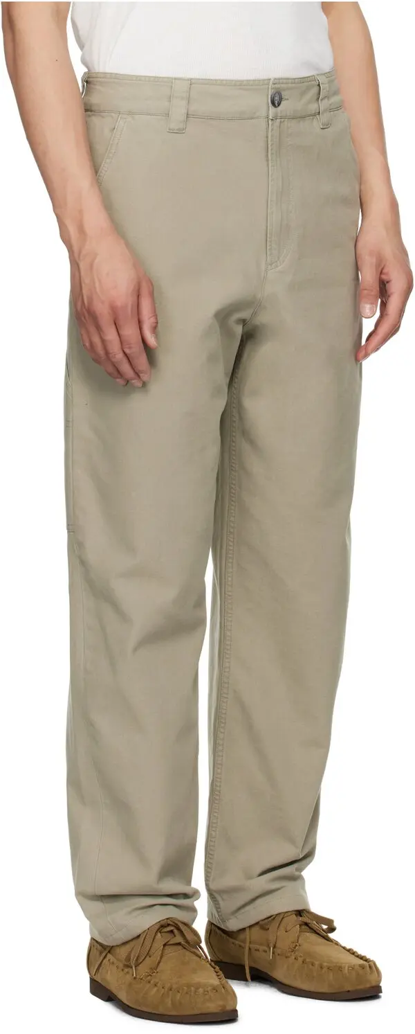A.p.c. Fergus Straight Leg Pants - Green