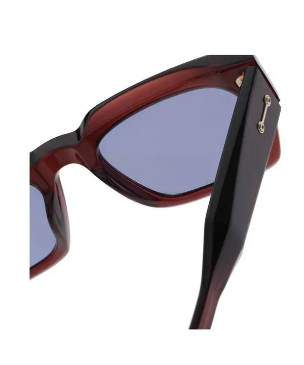 AKONI Cosmo Square-frame Sunglasses - Blue