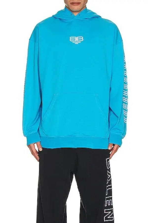 Balenciaga Embroidered Logo Hoodie