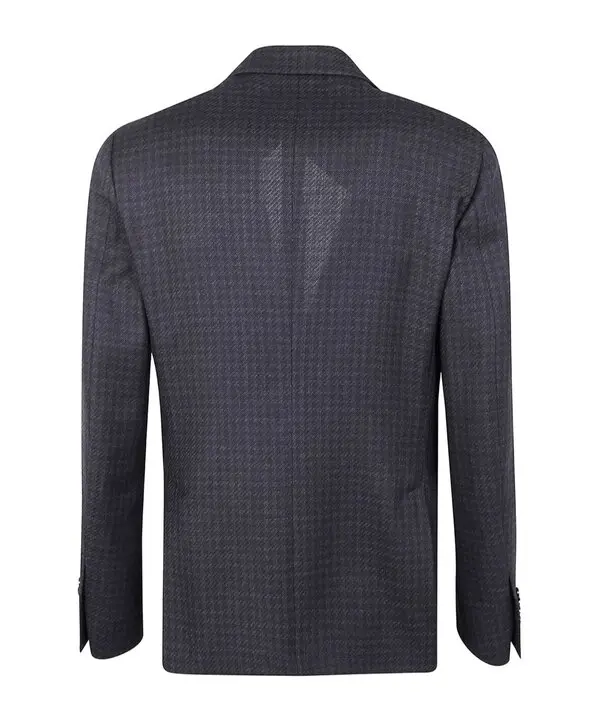 LARDINI Houndstooth-pattern Blazer