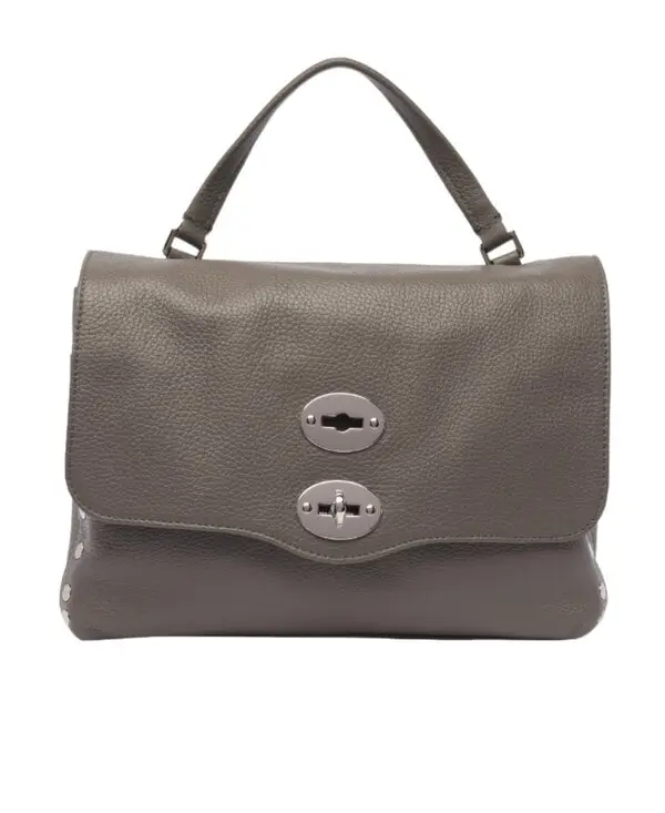 ZANELLATO Small Postina Foldover Top Tote Bag - Black