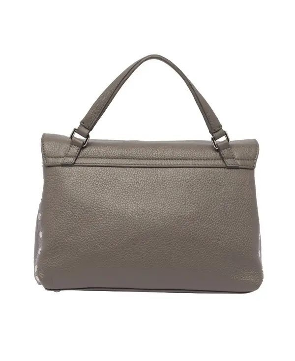 ZANELLATO Small Postina Foldover Top Tote Bag - Black