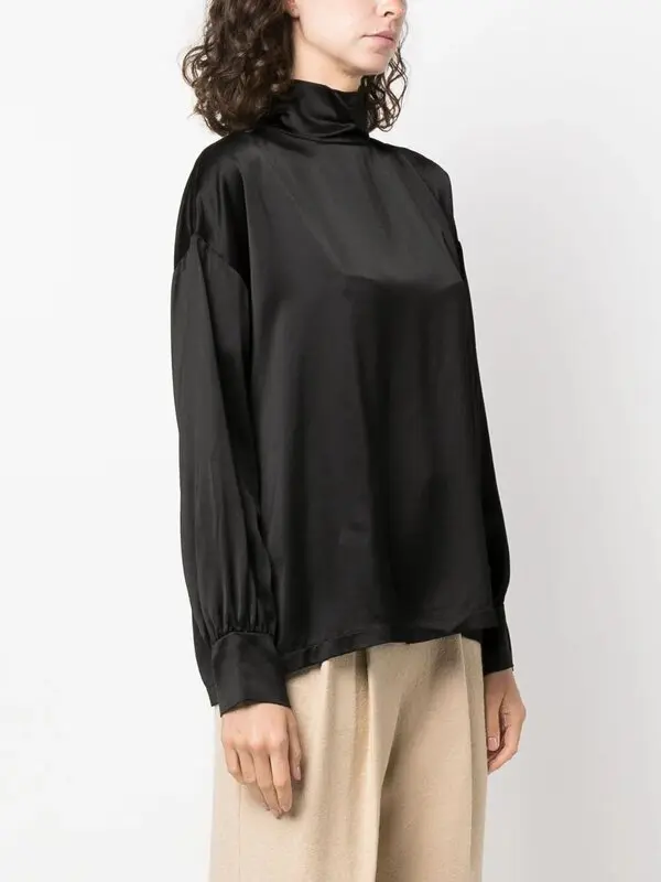 Fabiana Filippi High Neck Long Sleeve Shirt