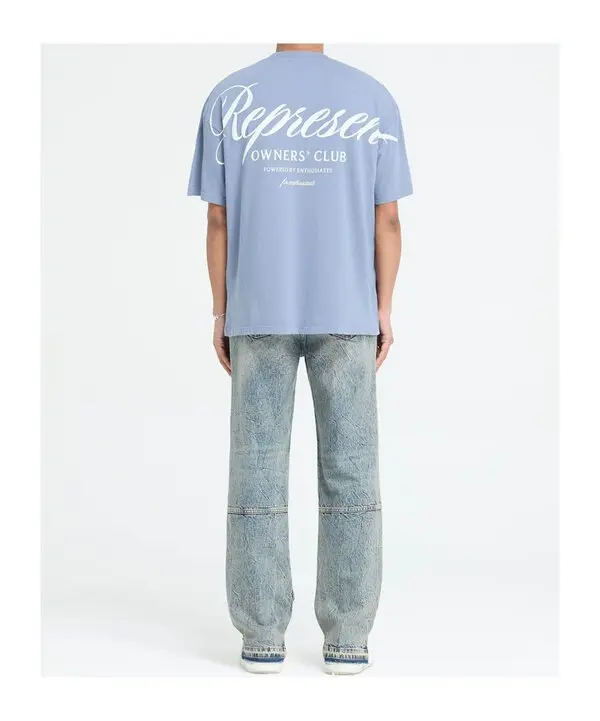 REPRESENT Owners' Club Logo T-shirt - Gray-blue