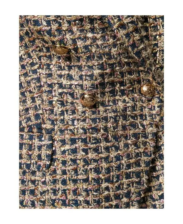 Tagliatore Double-breasted Blazer With Lurex Effect