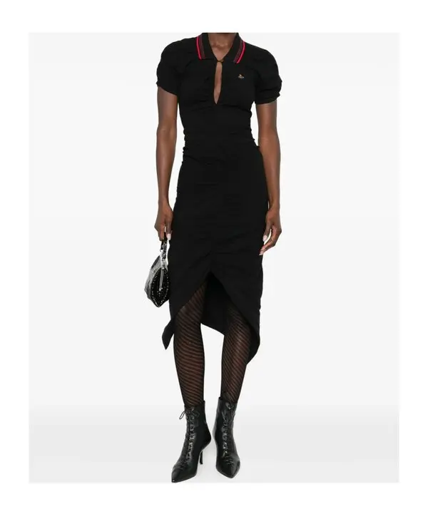 VIVIENNE WESTWOOD Pulling Dress With Saturn Motif - Black