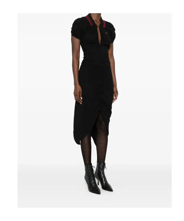 VIVIENNE WESTWOOD Pulling Dress With Saturn Motif - Black